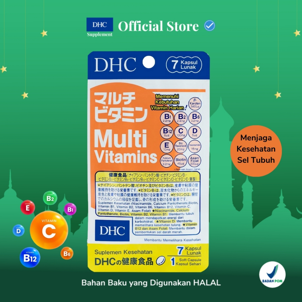 Jual DHC Supplement Multi Vitamins / Suplemen Makanan Multivitamin Daya ...