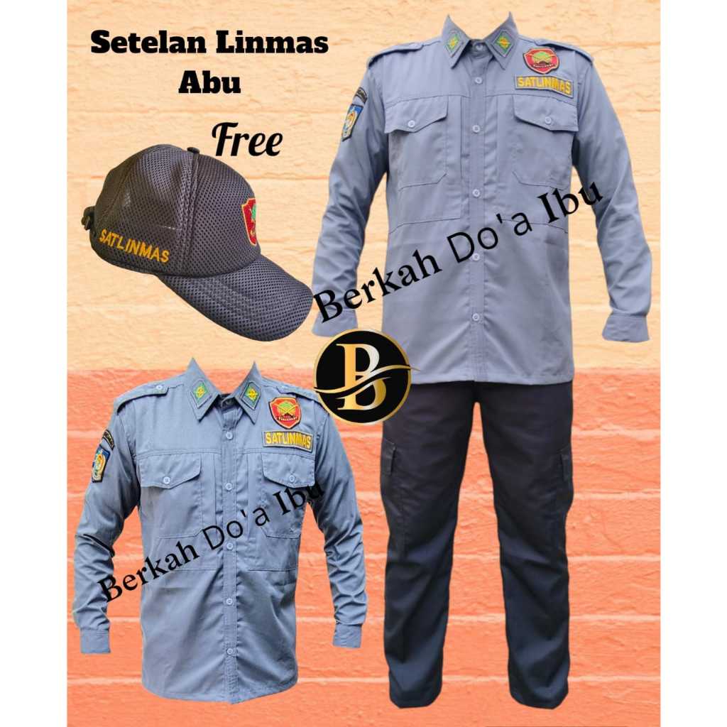 Jual Seragam Linmas / Seragam Lapangan Hansip / Setelan Linmas Pakaian ...