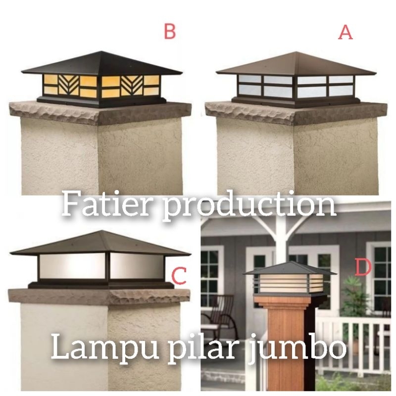 Jual Lampu pagar Lampu pilar minimalis modern Lampu Hias outdoor lampu ...