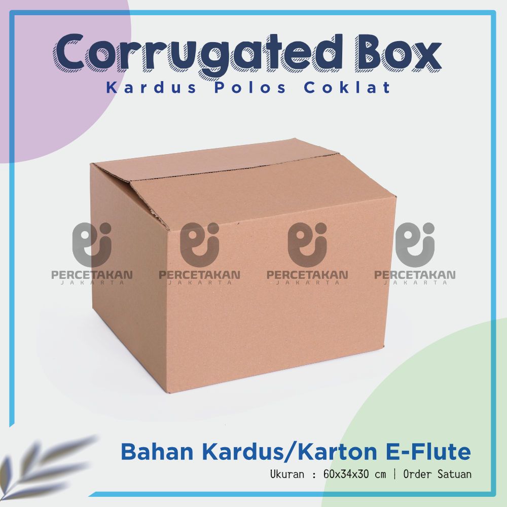 Jual BOX KARDUS Baru 60x34x30 cm DUS PACKING E-FLUTE | Kardus / Karton ...