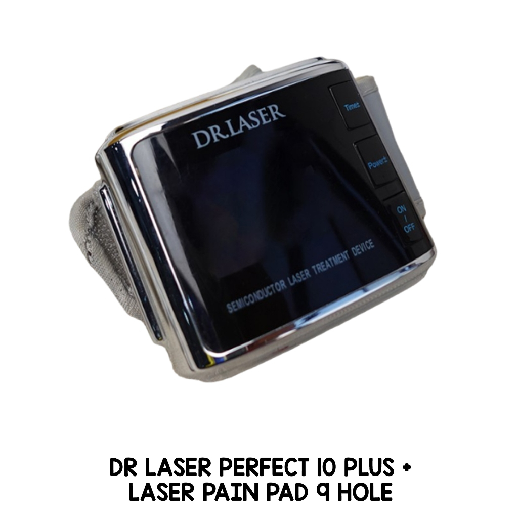 Jual DR LASER PERFECT 10 PLUS + LASER PAIN PAD 9 HOLE Like NEW! | Shopee Indonesia