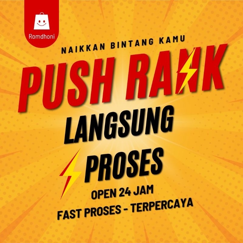 Jual ISI KUOTA RANK - Naikkan Bintang | Shopee Indonesia