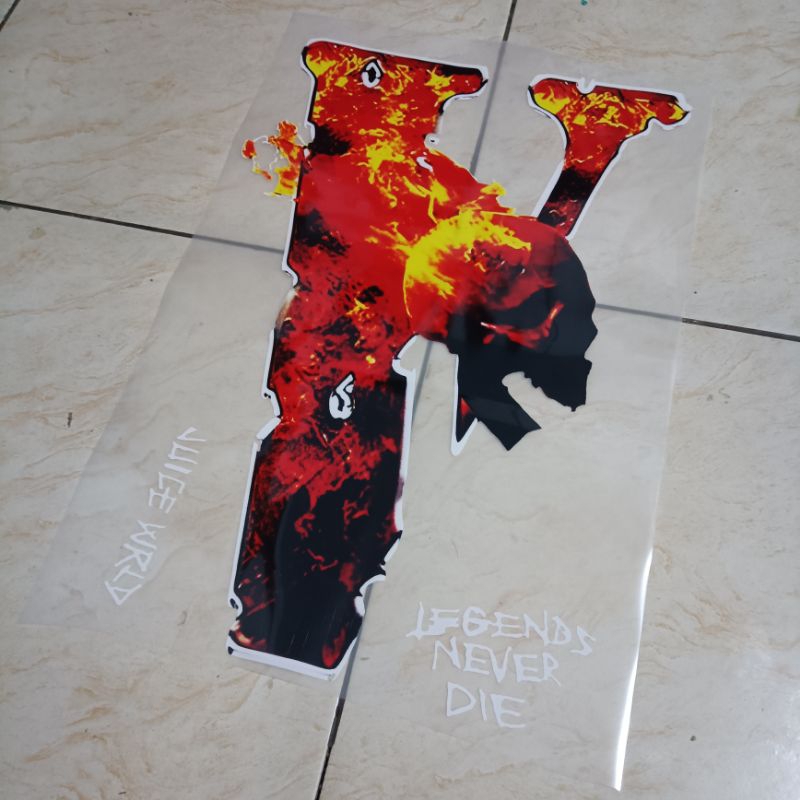 Jual SABLON DTF VLONE LEGENDS NEVER DIE SABLON DTF | Shopee Indonesia
