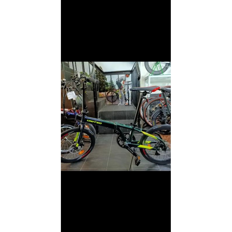Jual sepeda lipat united phantom 3.0 grey green baru original (sepeda ...