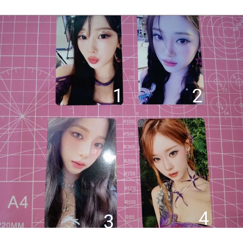 Jual photocard aespa unoff 2 sisi HARGA UDH TERMASUK PAC!!! (WAJIB BACA DESK!!) | Shopee Indonesia