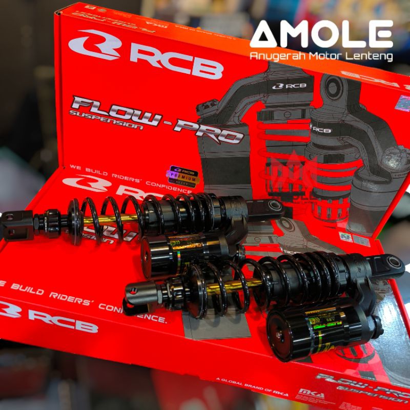 Jual Shock Breaker Belakang RCB Flow Pro Flow S 365 MM 395 MM Honda PCX ...