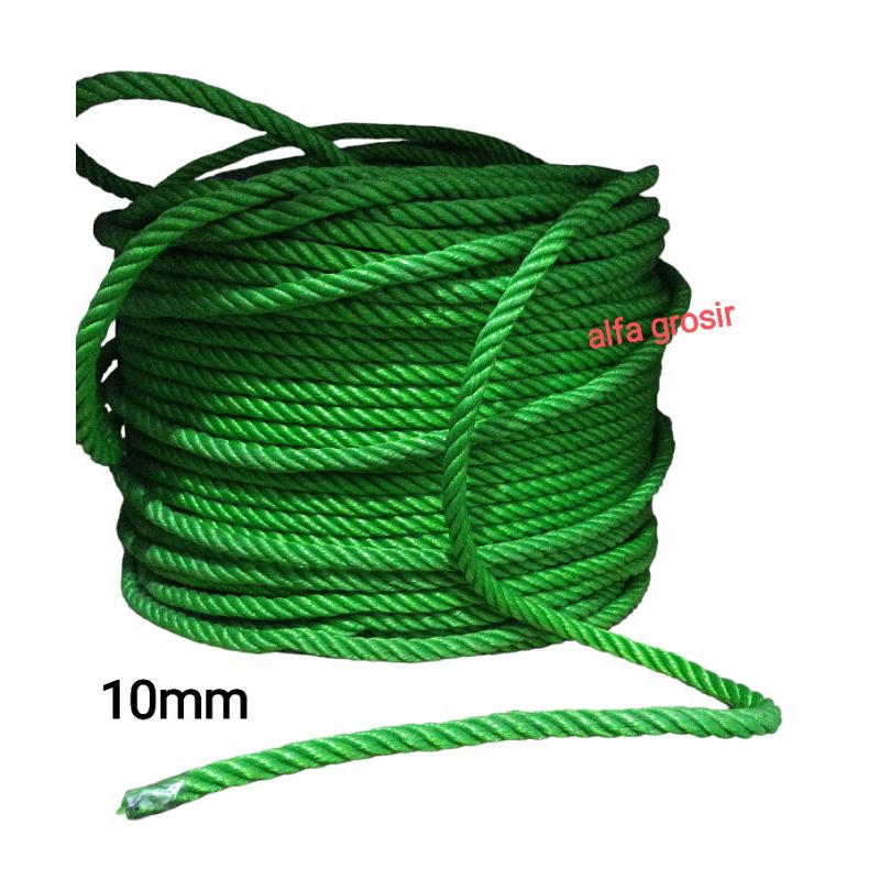 Jual TALI TAMBANG PLASTIK 10mm ( harga 1 meter) / TALI NILON 10mm ...