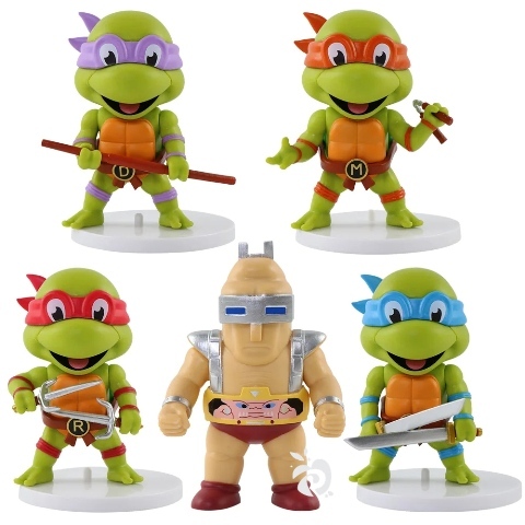 Jual Ninja Turtle Kura Kura Ninja Figure Set isi 5 Mainan Pajangan ...