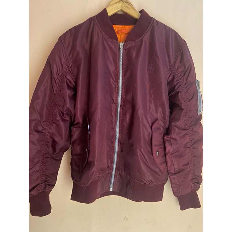 Jual Jaket bomber unkl347 preloved/pernah dipakai | Shopee Indonesia