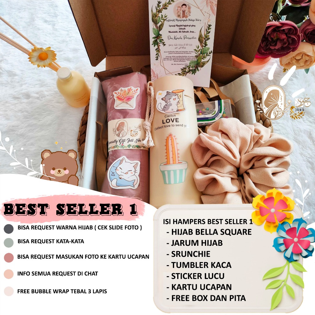 Jual kado ulang tahun cewek / hampers ulang tahun cewek / kado wisuda ...