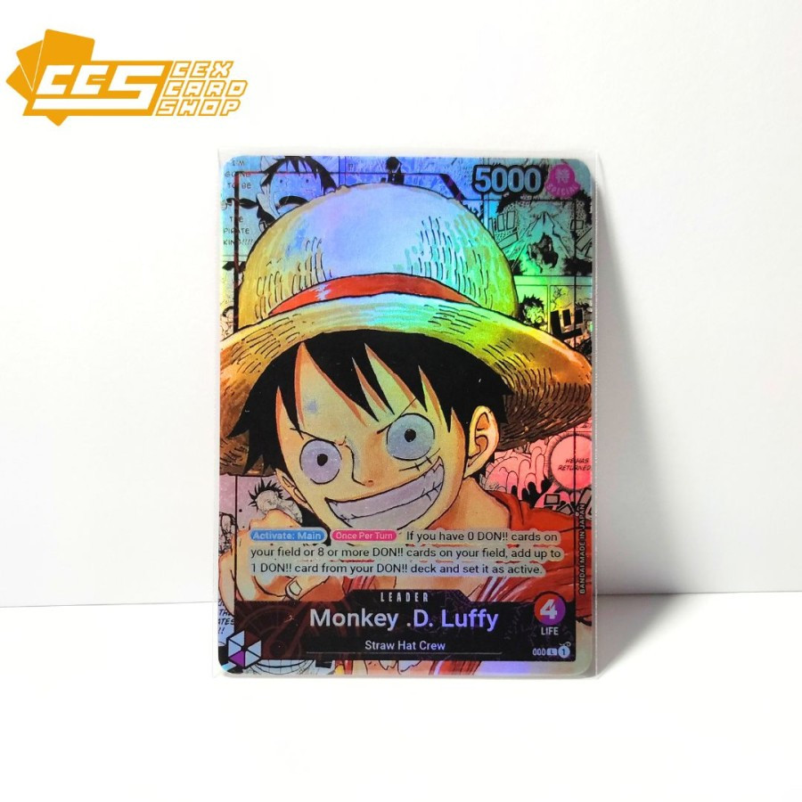 Jual Monkey D. Luffy Leader (Custom) - One Piece TCG | Shopee Indonesia