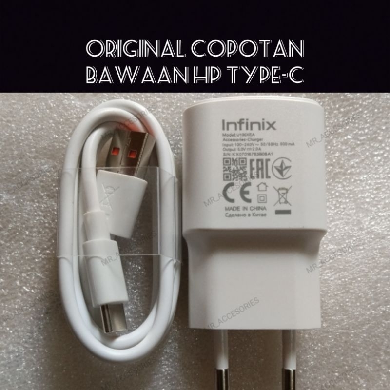 Jual Charger Cas Casan infinik Original 100% Cabutan Bawaan Hp usb Type ...
