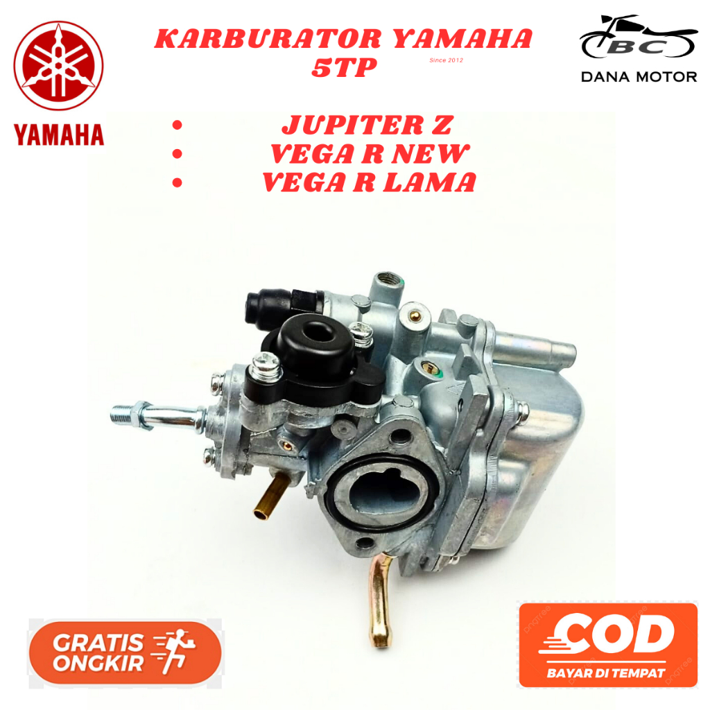 Jual Karburator Jupiter Z / Karbu Vega R / Karburator Yamaha Jupiter Z Ori Premium - 5TP-E4101 ...