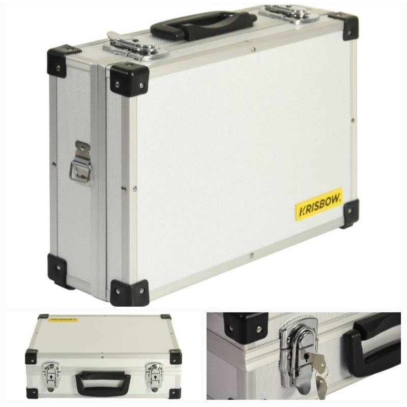 Jual KRISBOW KOTAK PERALATAN ALUMUNIUM DENGAN BUSA 38 x 26 x 12cm TOOL ...
