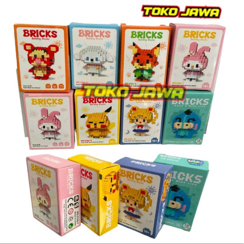 Jual Nano Block Mainan Balok Building Block Nano Bricks Balok Susun ...