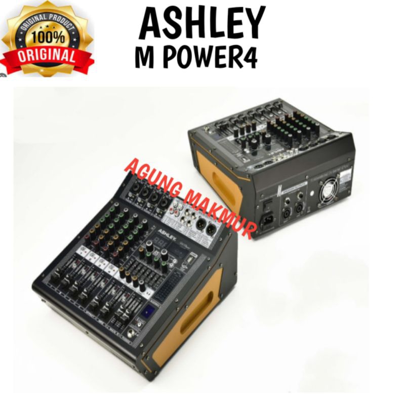 Jual Power Mixer Ashley M-Power4 Mpower 4 Original | Shopee Indonesia