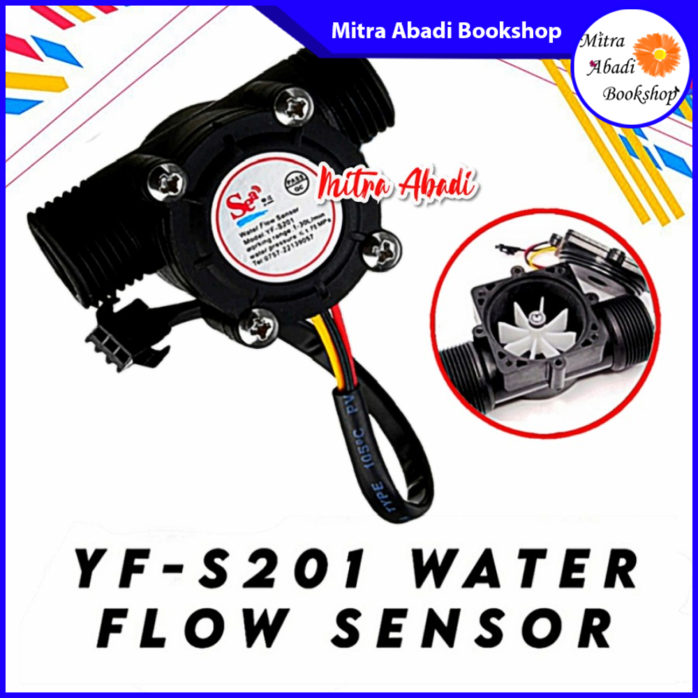 Jual Sensor Aliran Arus Air / Water Flow Sensor YF-S201 | Shopee Indonesia