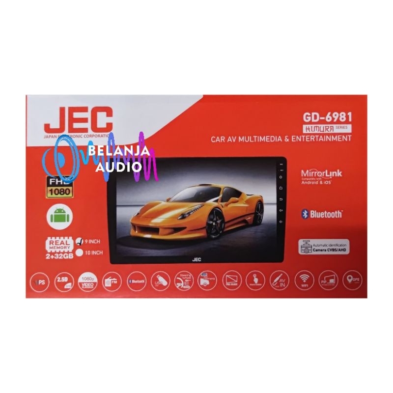 Jual Head Unit Android JEC AUDIOBANK 2/32 IPS 9 INCH | Shopee Indonesia