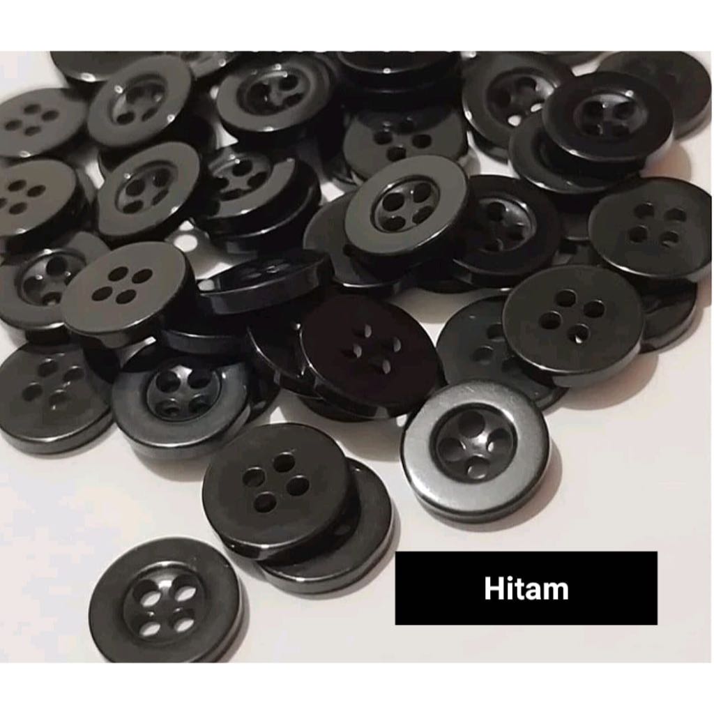 Jual 144pc/bgks Kancing Baju Gepeng- Isi 144 pcs kancing Diameter 11 mm ...