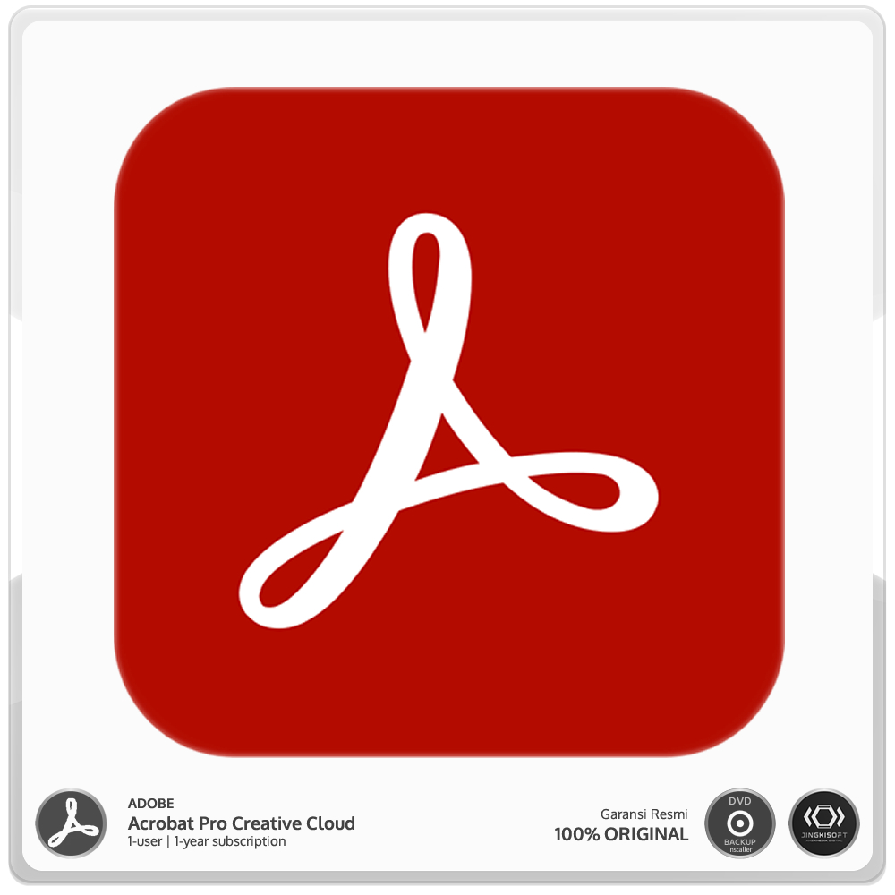 Jual Adobe Acrobat Pro Creative Cloud - [1-User / 1-Year] | Shopee ...