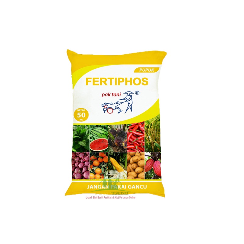 Jual Pupuk Phosphate SP Fertiphos TSP Hitam Pak Tani 50KG | Shopee ...