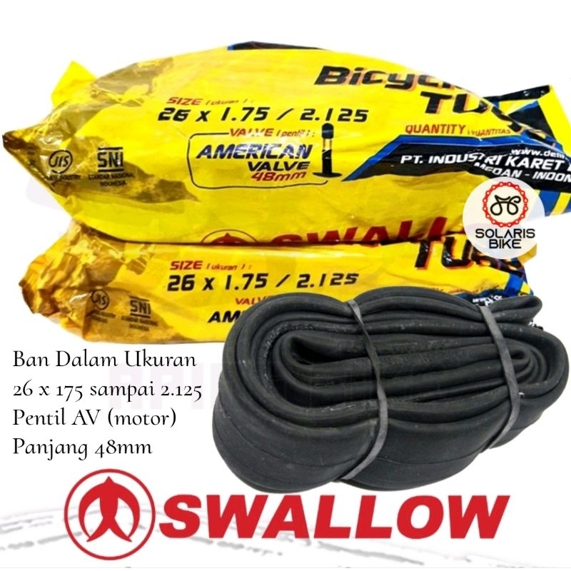 Jual Ban Dalam Sepeda Gunung Federal Mini MTB 26 inch 26 x 175 / 2125 AV 48mm Swallow Dop ...