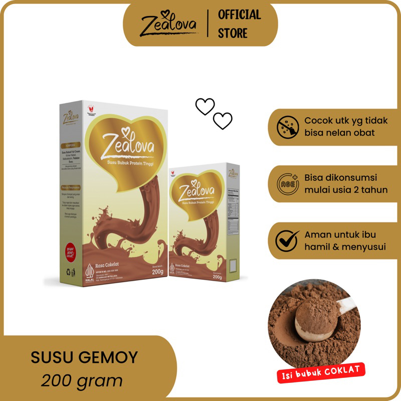 Jual [SHOPEE PUSAT] ZEALOVA SUSU | RASA COKLAT | Shopee Indonesia