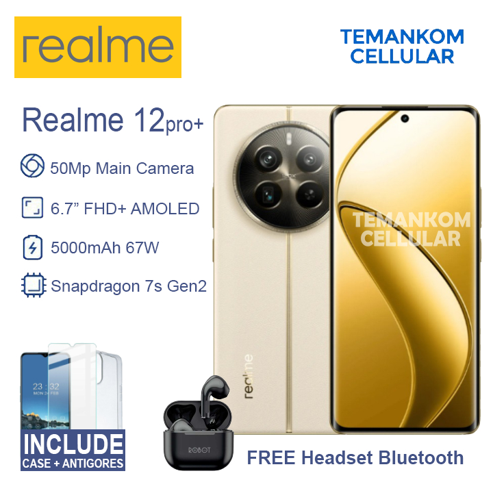 Jual Realme 12 Pro+ 5G 24GB RAM 12+12 12/512 Realme 12 Pro Plus + 5G Garansi RESMI | Shopee ...