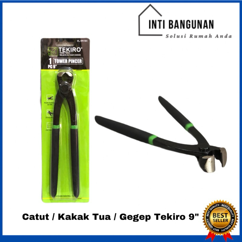 Jual Catut / Tang Gegep Tekiro 9" Tower Pincer Tang Betet Kakatua ...