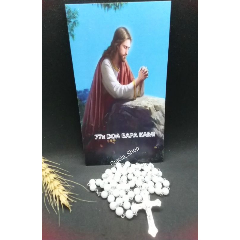 Jual Paket Lembar Doa dan Rosario 77 X Doa Bapa Kami | Shopee Indonesia
