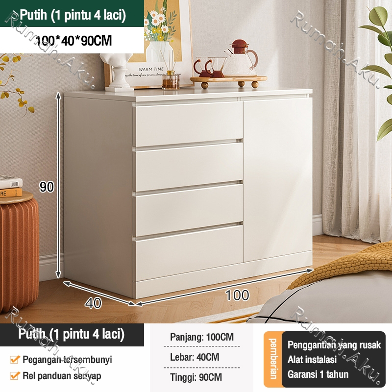 Jual Lemari Laci Kayu Chest Drawer Minimalis Lemari Penyimpanan Lemari ...
