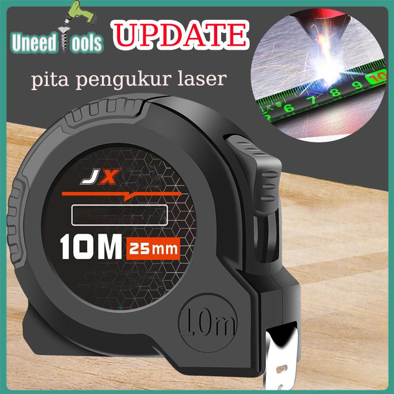 Jual UneedTools Meteran Pengukur Kelas Industri Presisi meteran tukang ...