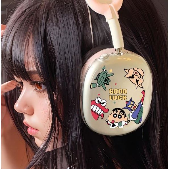 Jual Case Airpods Max Clear Casing Character Transparent Shinchan Lotso ...