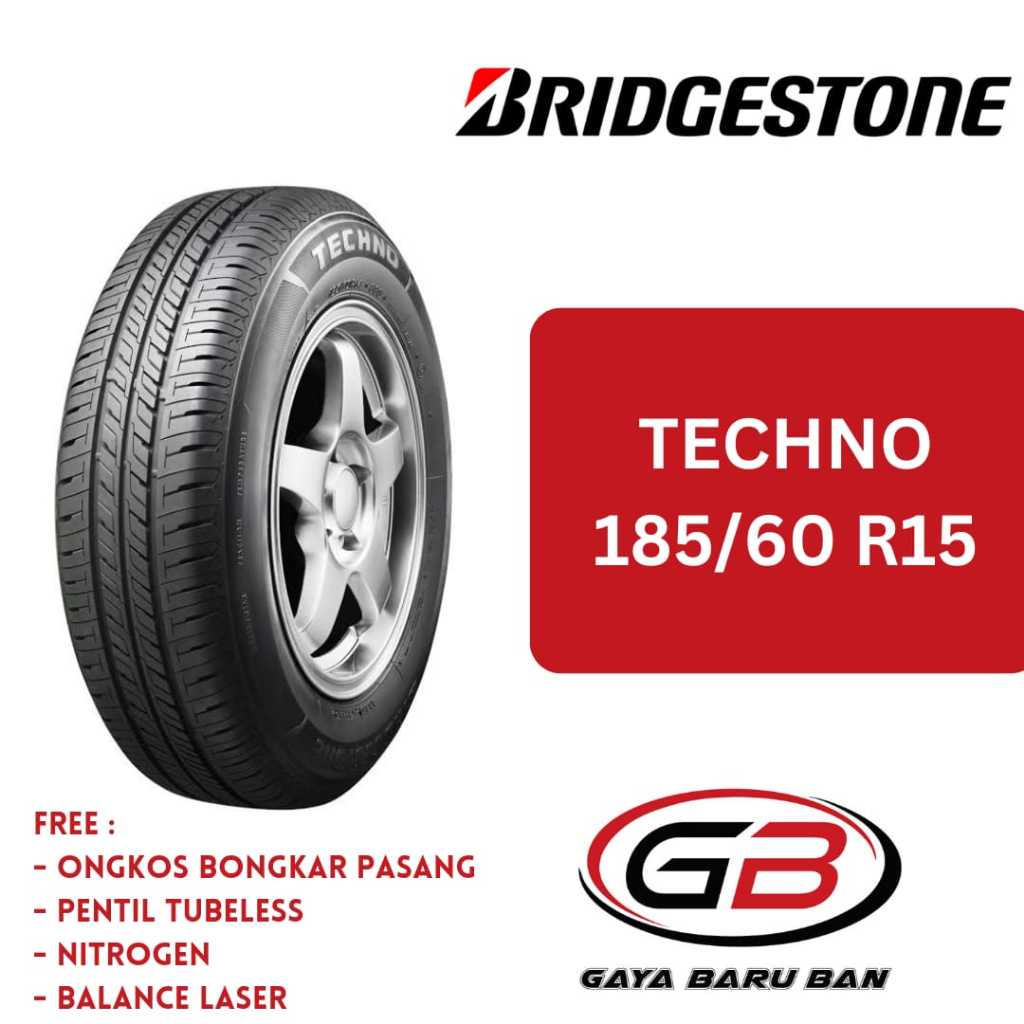 Jual Ban Mobil Bridgestone TECHNO 185/60 R15 | Shopee Indonesia