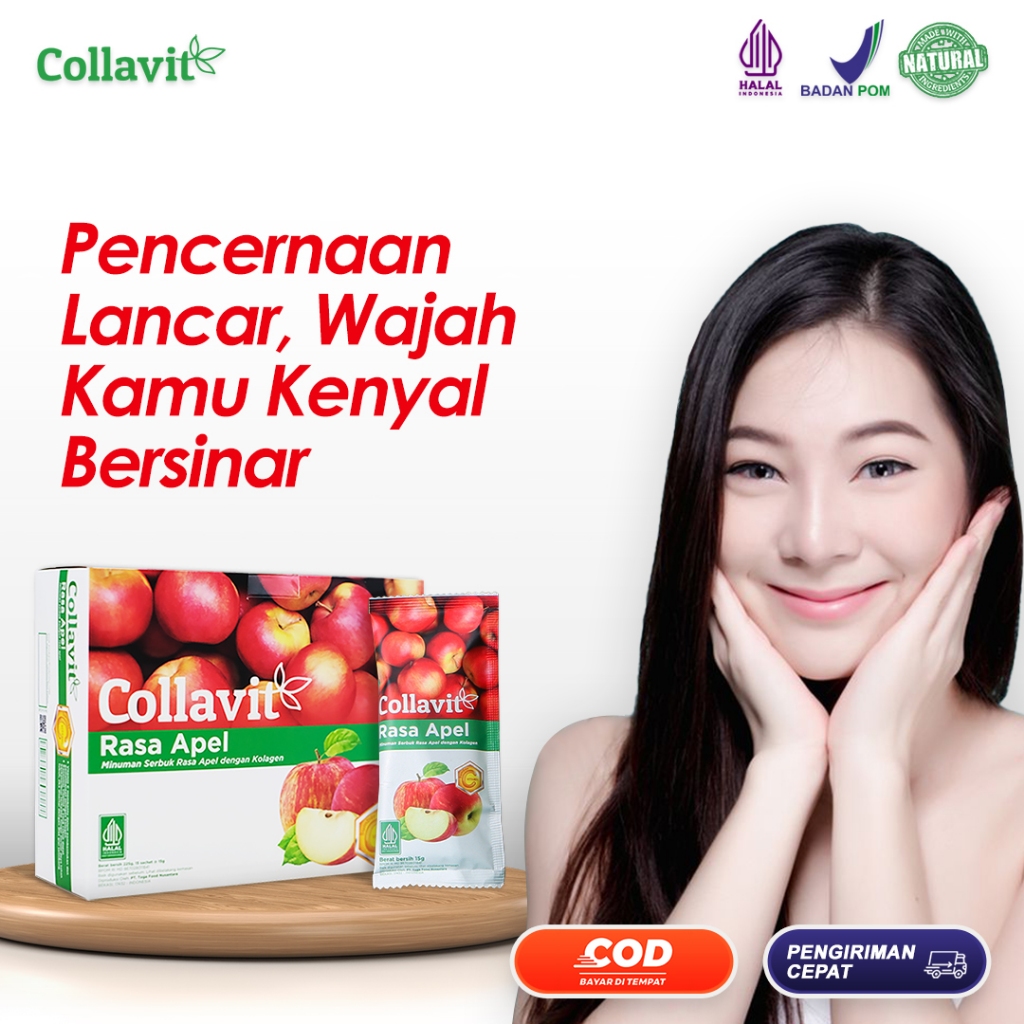 Jual COLLAVIT | Minuman Kolagen | Collagen Drink | Collavit Apel ...