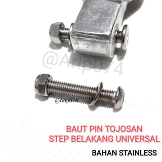 Jual BAUT AS TOJOSAN PIN FOOTSTEP BELAKANG VARIO 125 150 BEAT SCOOPY ...