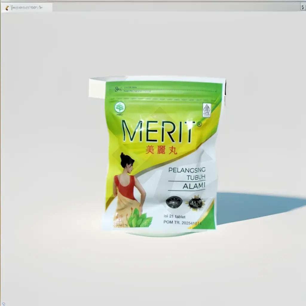 Jual MERIT PELANGSING TUBUH ALAM 1 SACHET ISI 21 TABLET | Shopee Indonesia