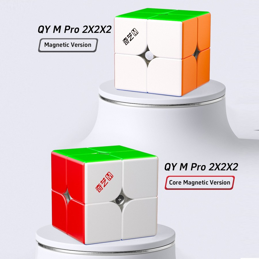 Jual Magic Cube Magnetik QiYi M Pro 2x2 Puzzle Kubus Stickerless 2x2x2 ...