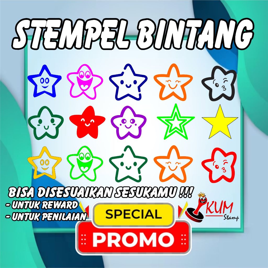 Jual Stempel Bintang, Stempel Nilai, Stempel Reward, Stempel Penilaian ...