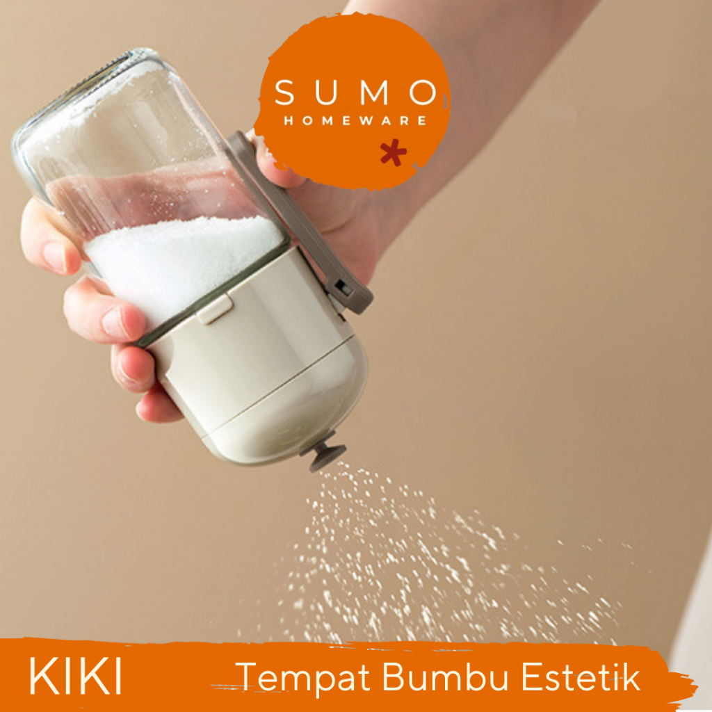 Jual |SUMO| KIKI Botol Dispenser Salt Mudah Wadah Spray Bumbu Otomatis ...
