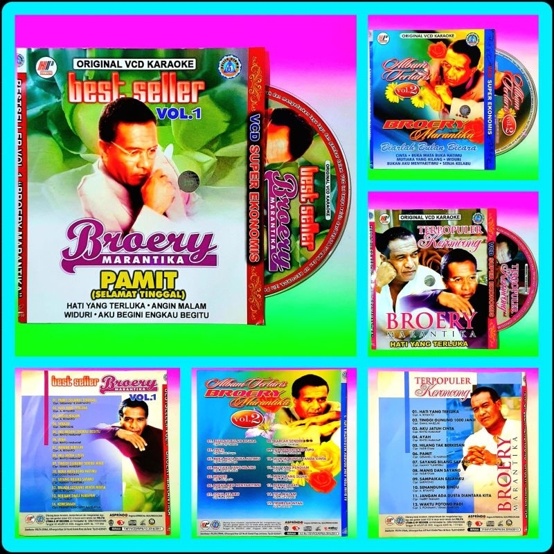 Jual KASET VIDEO LAGU BROERY MARANTIKA -BISA KARAOKE - VOCAL ON OF AKTIF-KASET LAGU KARAOKE POP ...