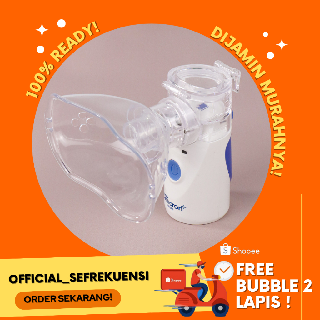 Jual TaffOmicron Alat Terapi Pernafasan Asma Inhale Nebulizer - White | Shopee Indonesia