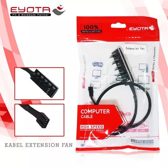 Jual EYOTA FAN EXTENTION CABLE | FAN SPLITTER ADAPTER CABLE | KABEL FAN ...