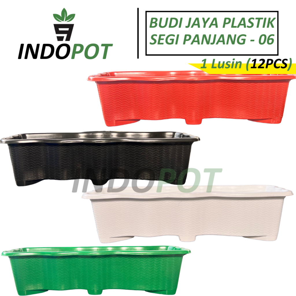 Jual (12PCS) Pot Segi Panjang SGP - 06 Ukuran 70cm Pot Tebal Aesthetic ...