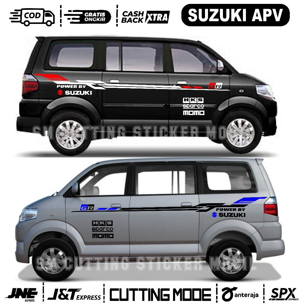 Jual Stiker Striping List Stiker Mobil APV Stiker Stiker Cutting Mobil ...