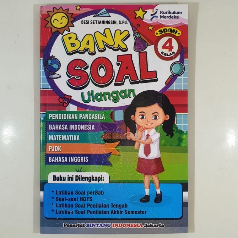 Jual Buku Bank Soal Ulangan Lengkap Untuk SD/MI Kelas 1-6 Kurikulum Merdeka Semester 1 &2 Full ...