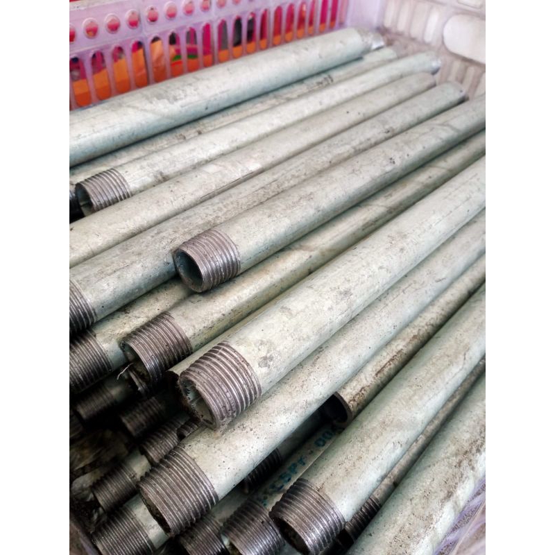 Jual PIPA GALVANIS / SPINDO ½" 20Cm ULIR / PIPA POTONGAN TERMURAH ...