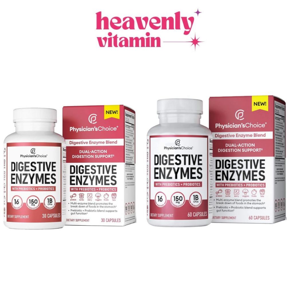 Jual Physician's Choice Digestive Enzymes with Prebiotics+Probiotics ...