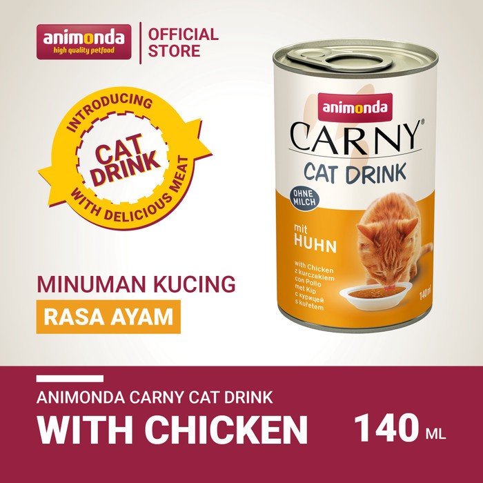 Jual Animonda Minuman Kucing Carny Cat Drink With Chicken / Tuna 140ml - Minuman Dehidrasi ...