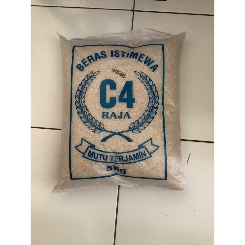 Jual Beras C4 Raja Mutu Terjamin 5 kg | Shopee Indonesia